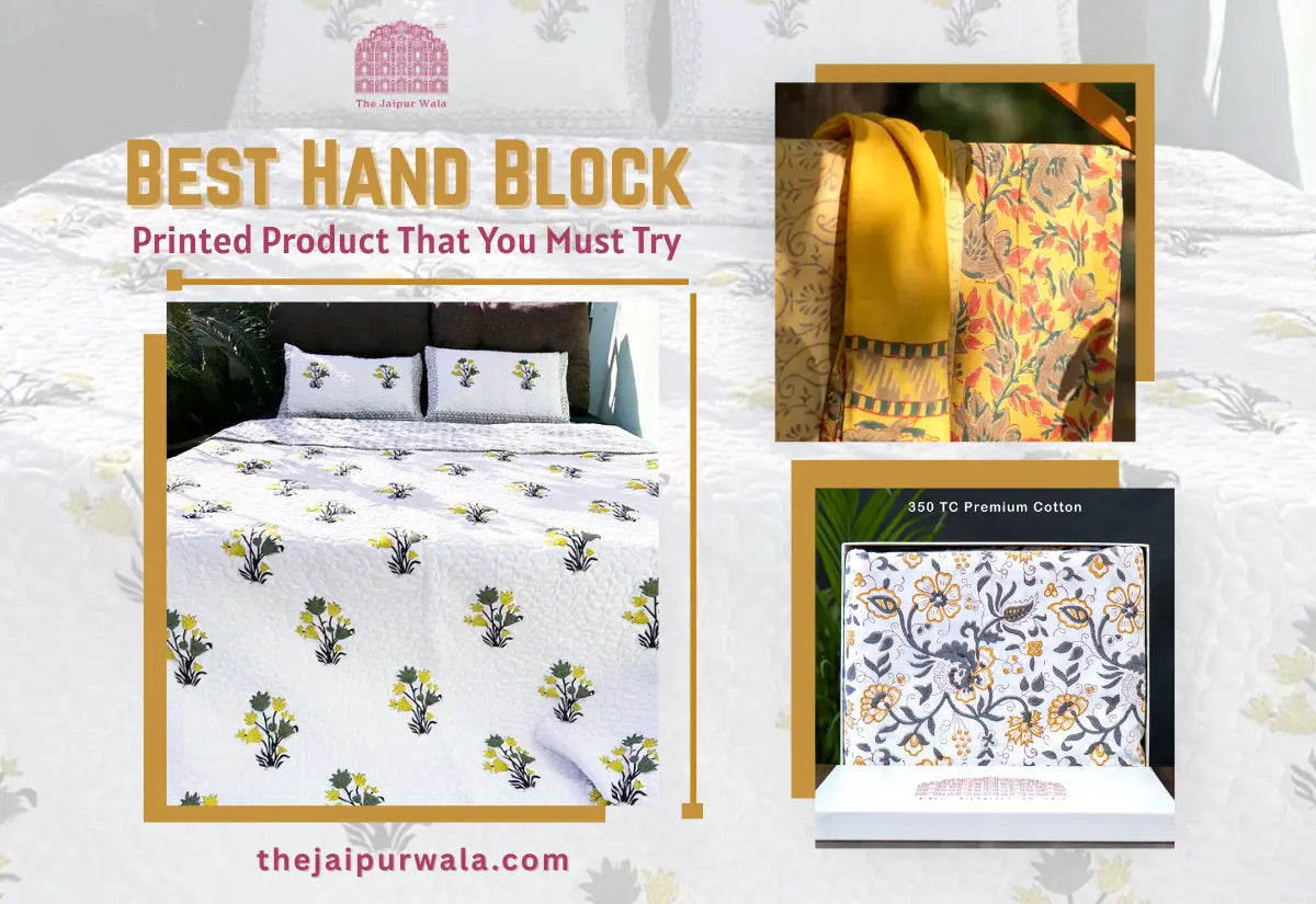 Best Hand Block Printed Products: Shop Authentic Indian Crafts Online